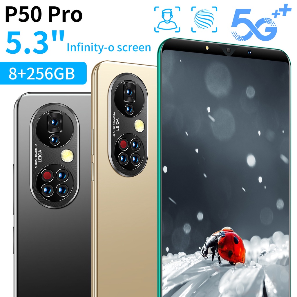 Celular Brasil Edition P50 Pro 5G 5.3'8gb + 256GB android + Fone E ...