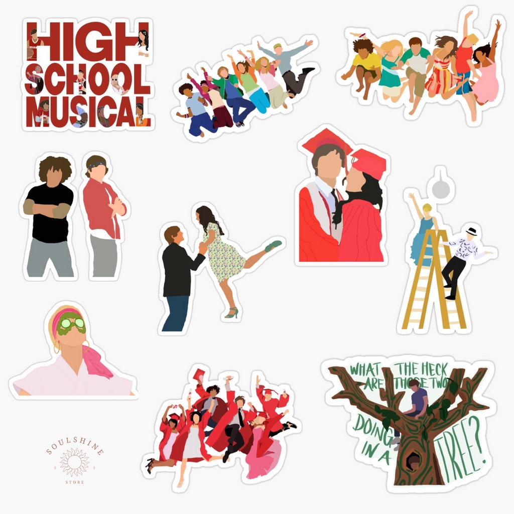 Adesivos High School Musical (Sticker HSM) | Shopee Brasil