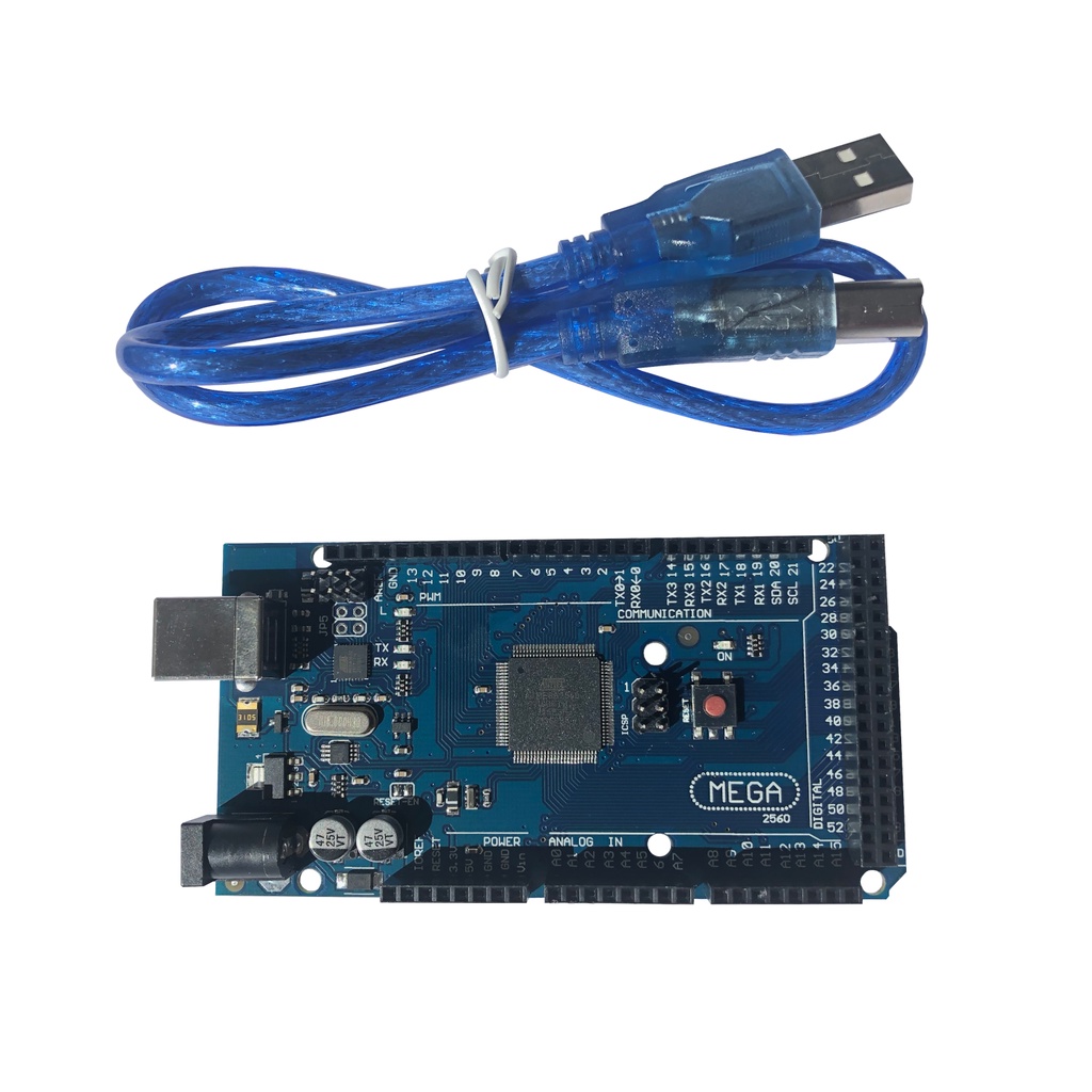 Placa Compatível Arduino Mega 2560 R3 Mega2560 Atmel Mega16u2 ou CH340 ...