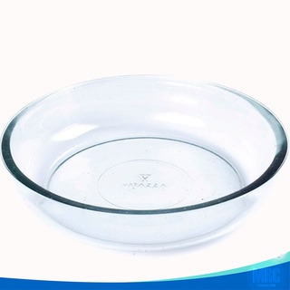 Forma Round Em Vidro Com Tampa colorida 2,4 Litros 26 X 6 X 26 CM ...