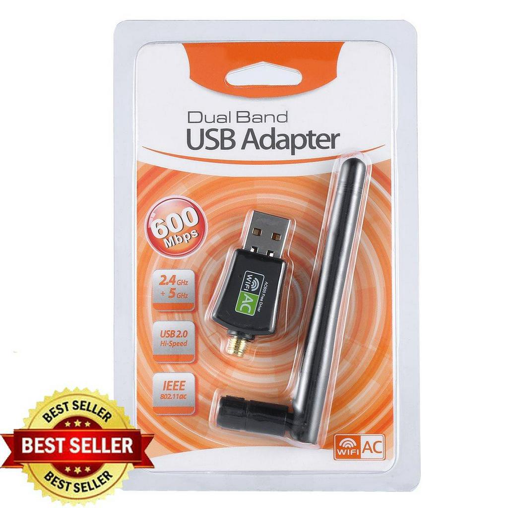 Em Poque Placa De Rede Sem Fio De Banda Dupla De 600mbps Realtek ...