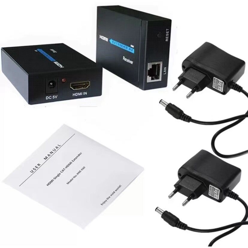 Extender Hdmi 60m Extensor Hdmi 60m Cat5e Cat6 Hdmi Bivolt | Shopee Brasil