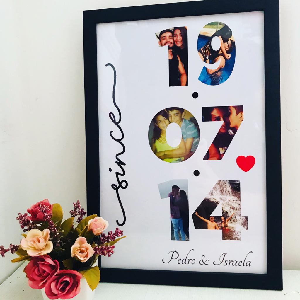 Quadro Nossa Data | Shopee Brasil
