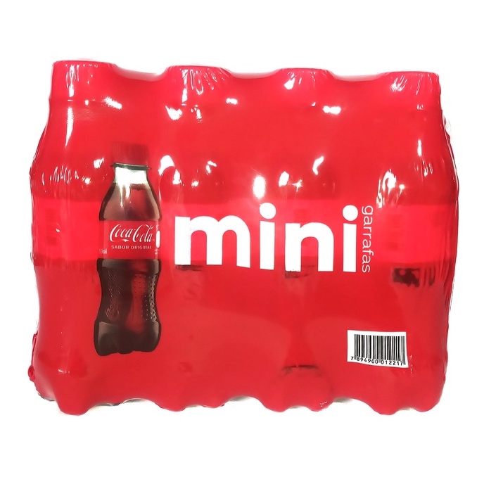 Refrigerante Coca-Cola Mini Original 200ml c/ 12 Unidades | Shopee Brasil
