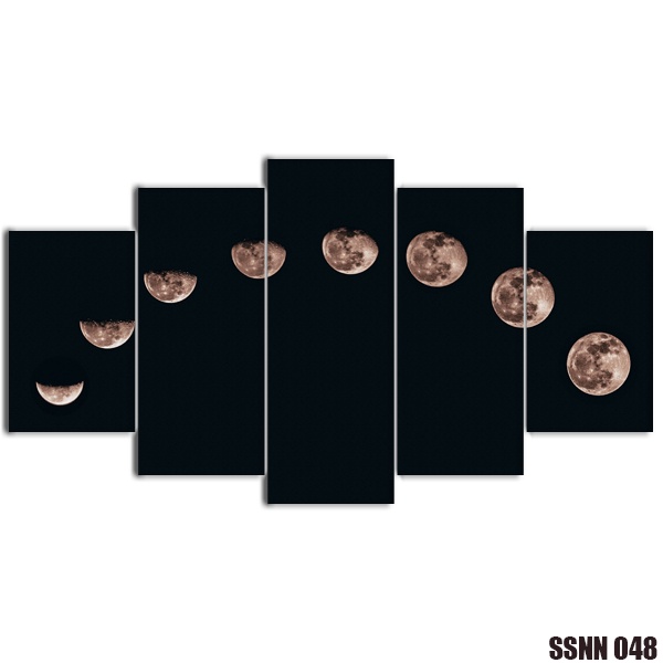 Quadros Decorativos Fases Da Lua Sn | Shopee Brasil