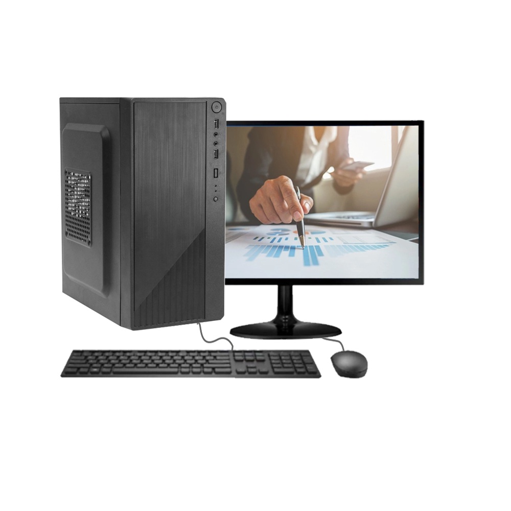 Computador Pc Cpu Completo Intel Core I3 4gb 500gb Kit Monitor 19 Led ...