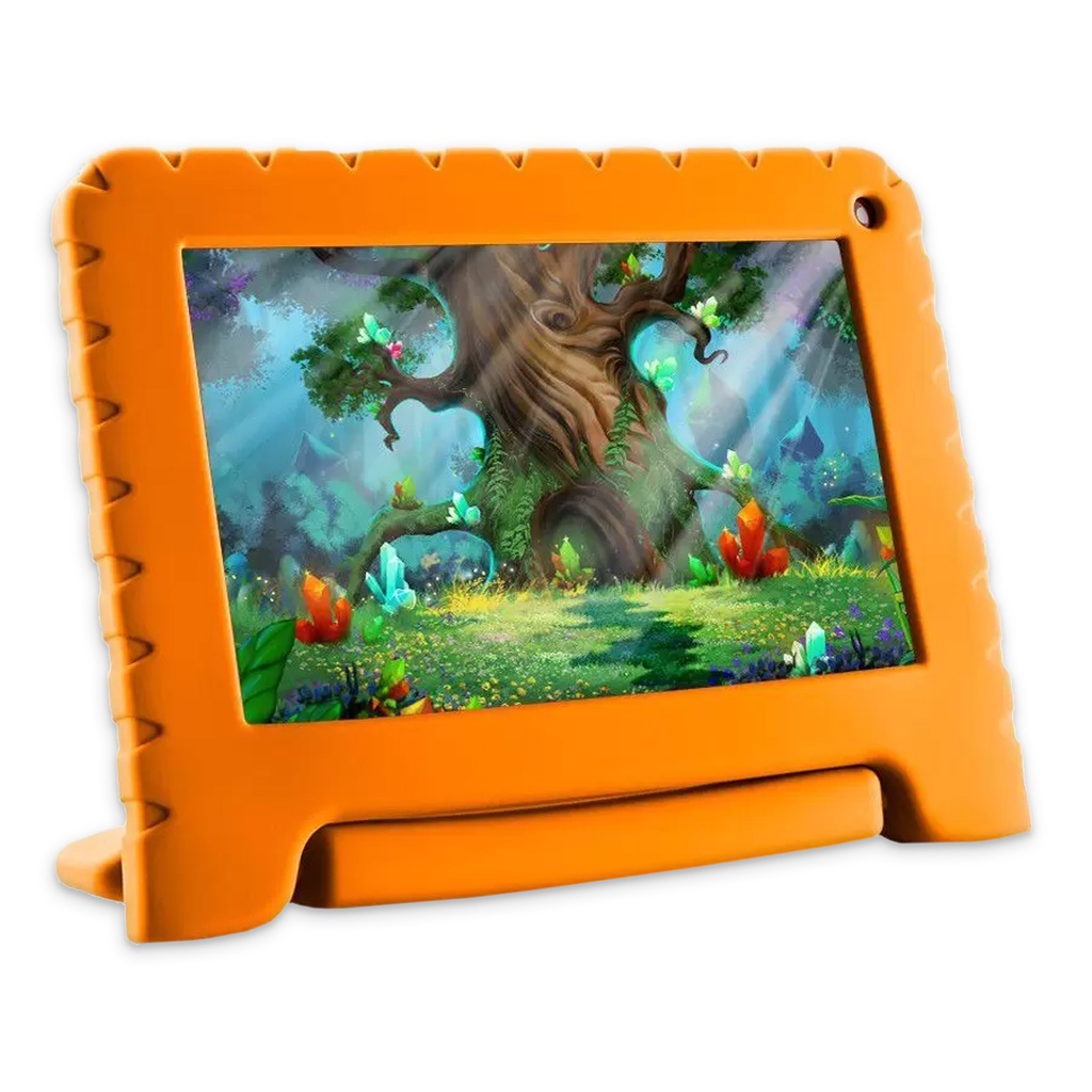 Tablet Multilaser Infantil Kid Pad 16gb Wifi Com Capa Laranja - NB313 ...