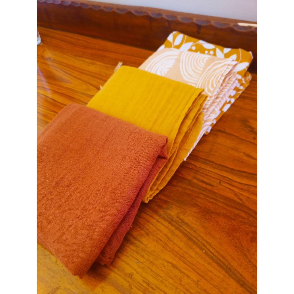 Fralda pano, 100% algodao, 2 camadas, 60x60cm, kangobaby | Shopee Brasil
