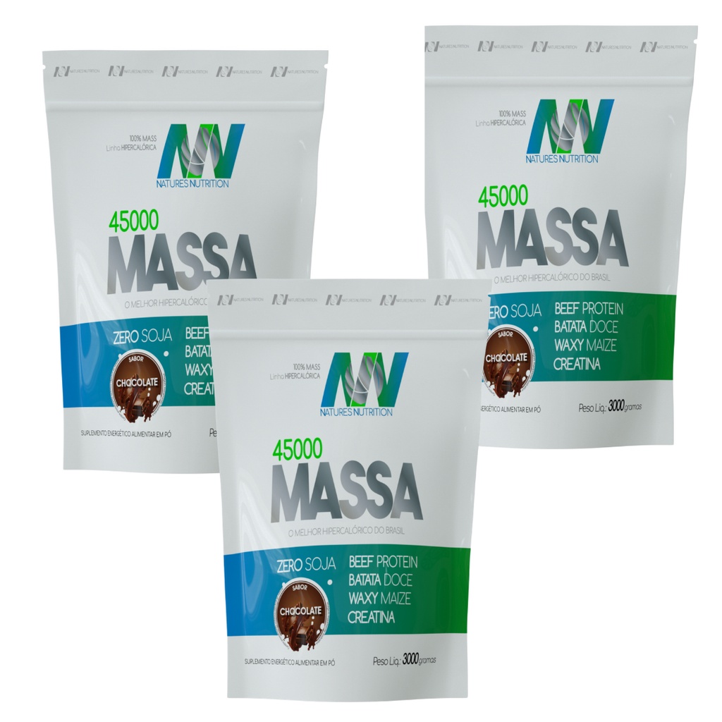 Hipercalórico Gourmet Ultra Mass Gainer 3kg - Absolut Nutrition Morango ...