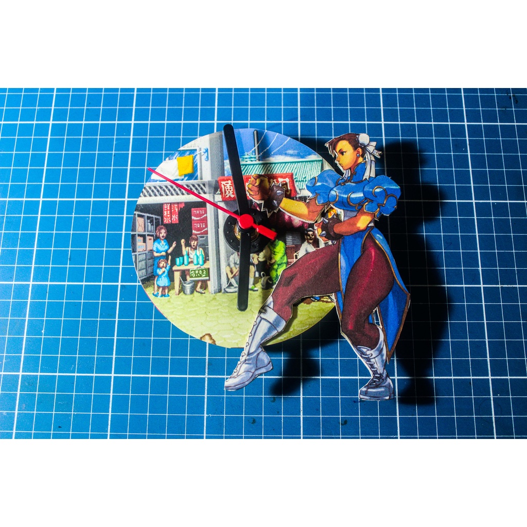 Relogio 3D parede CHUN LI street fighter | Shopee Brasil