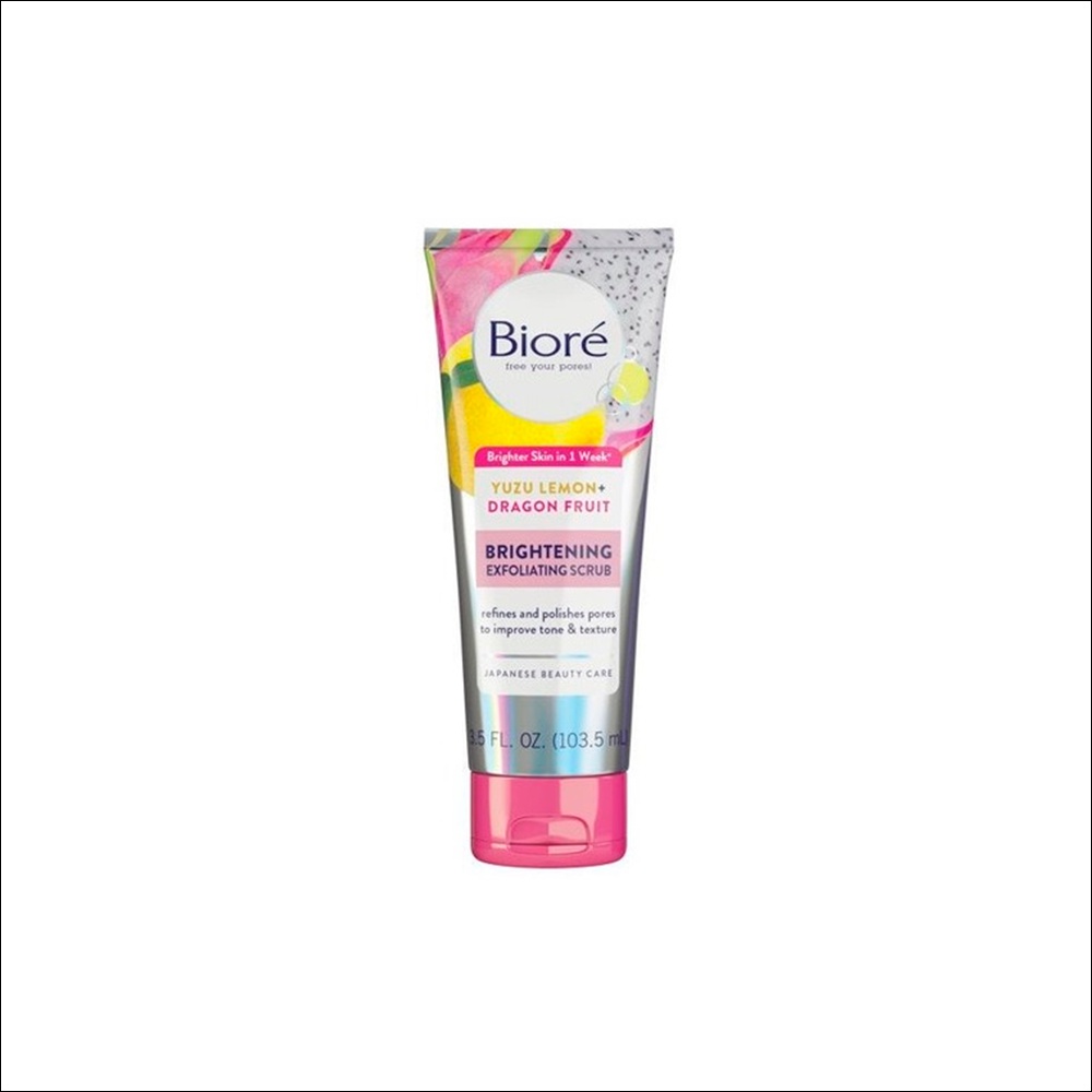 Biore Exfoliating Scrub Yuzu Lemon + Dragon Fruit 103 Ml | Shopee Brasil
