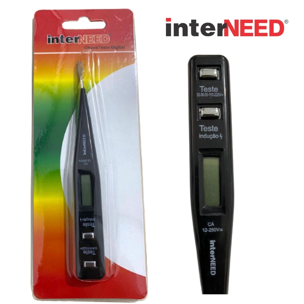 Chave Teste Digital Fenda De Voltagem INTERNEED12v -250v | Shopee Brasil Chave Teste Digital Fenda De Voltagem INTERNEED12v -250v | Shopee Brasil