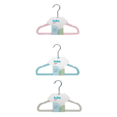 Cabide Veludo Para Roupas De Bebe Quarto Infatil Buba | Shopee Brasil