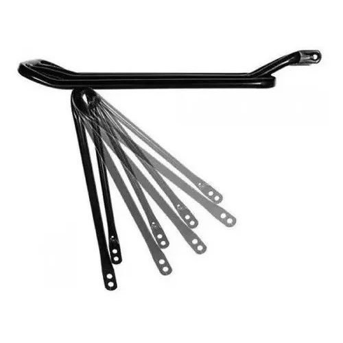 Bagageiro de bicicleta reto preto Garupa BH Garupeira Reta Preta ...