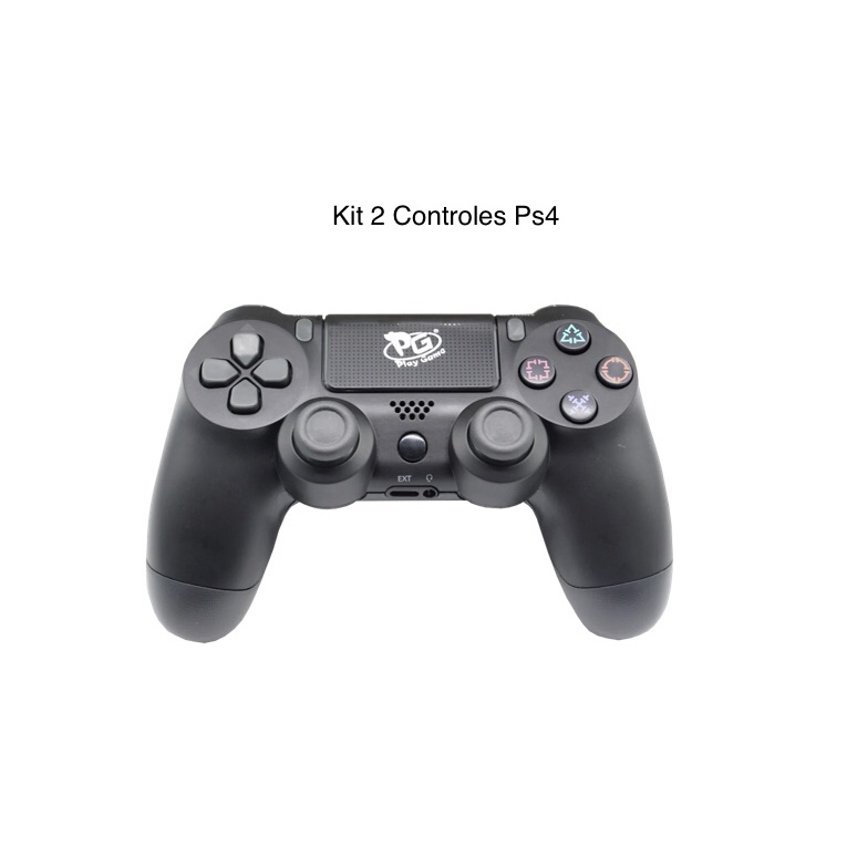 Controle Joystick Manete Ps4 Sem Fio PlayStation 4 kit Com 2 Unidades ...