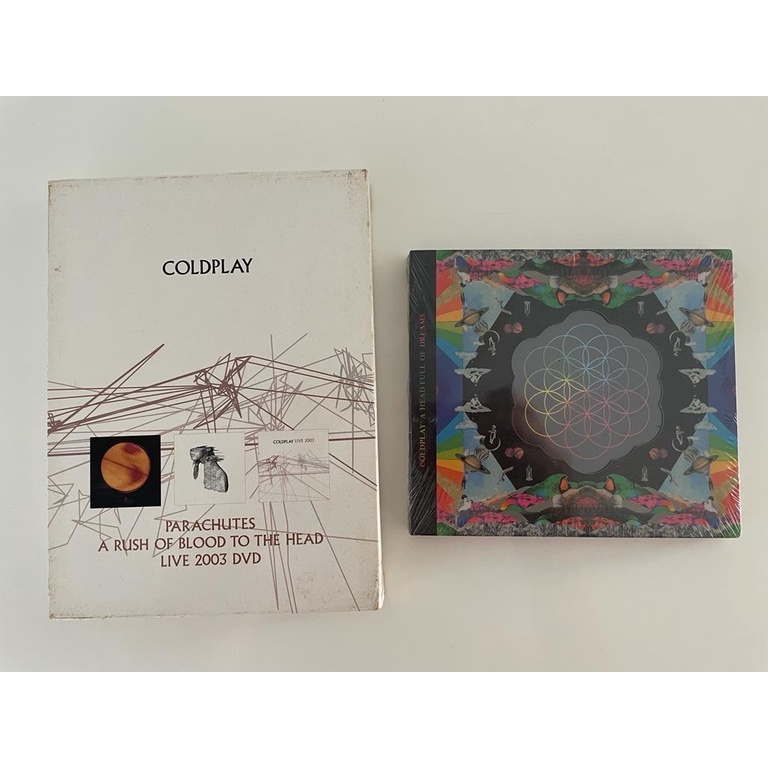 Box Coldplay Live 2003 (2CD+1DVD) + X&Y + A Head Full of Dreams ...