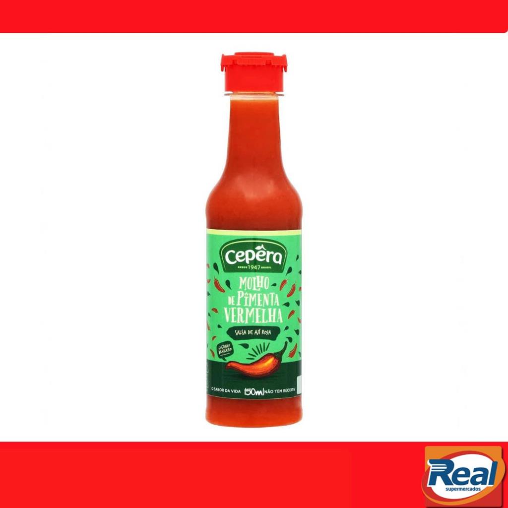 Molho de Pimenta Vermelha Cepera 150ml | Shopee Brasil