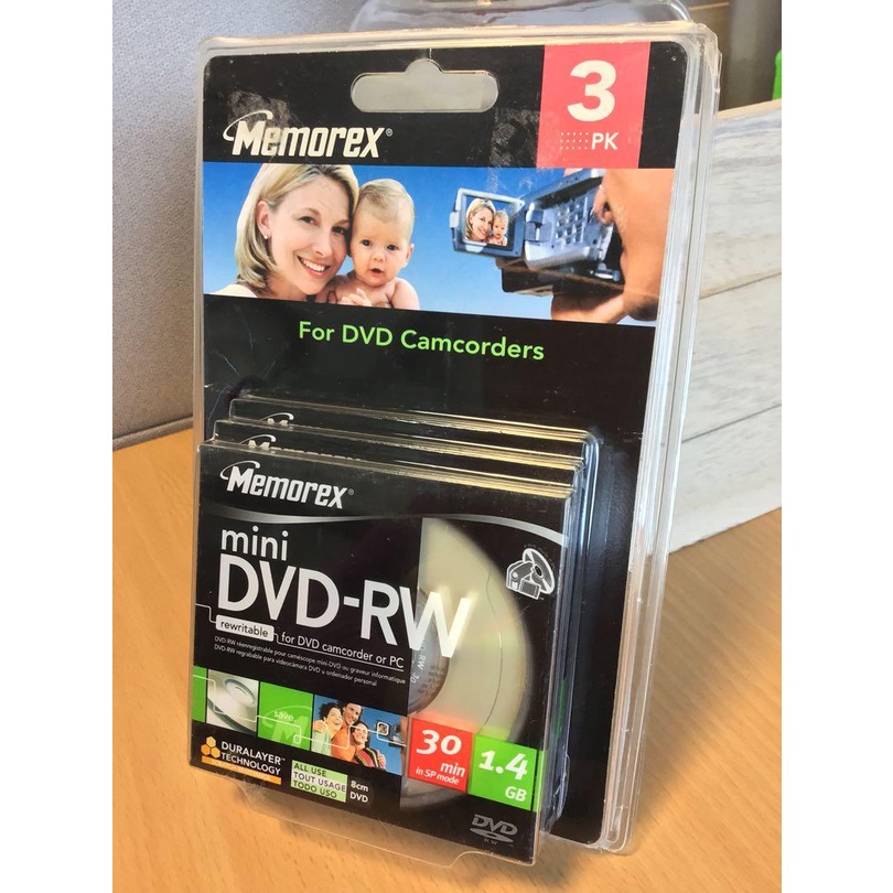 Mini Dvd-rw 1,4gb Memorex Original | Shopee Brasil