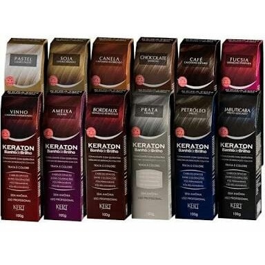 Tonalizante Banho de Brilho Keraton NOVA EMBALAGEM 100g (Escolha sua ...