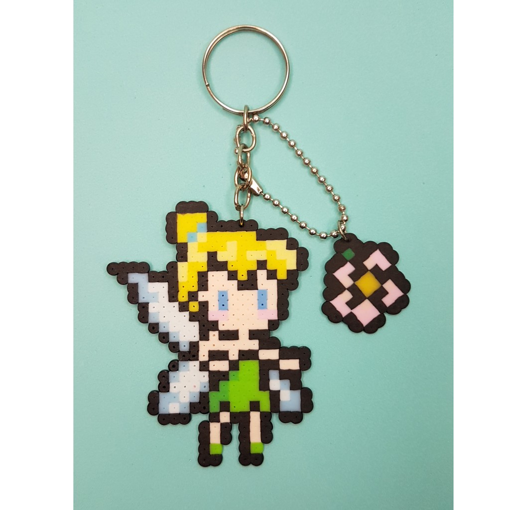 Chaveiro duplo - Sininho/ Tinkerbell (Peter Pan) - Disney - Pixel Art ...