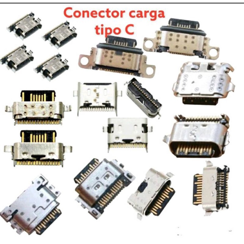 Kit 10 Conectores De Carga Tipo C Variados | Shopee Brasil