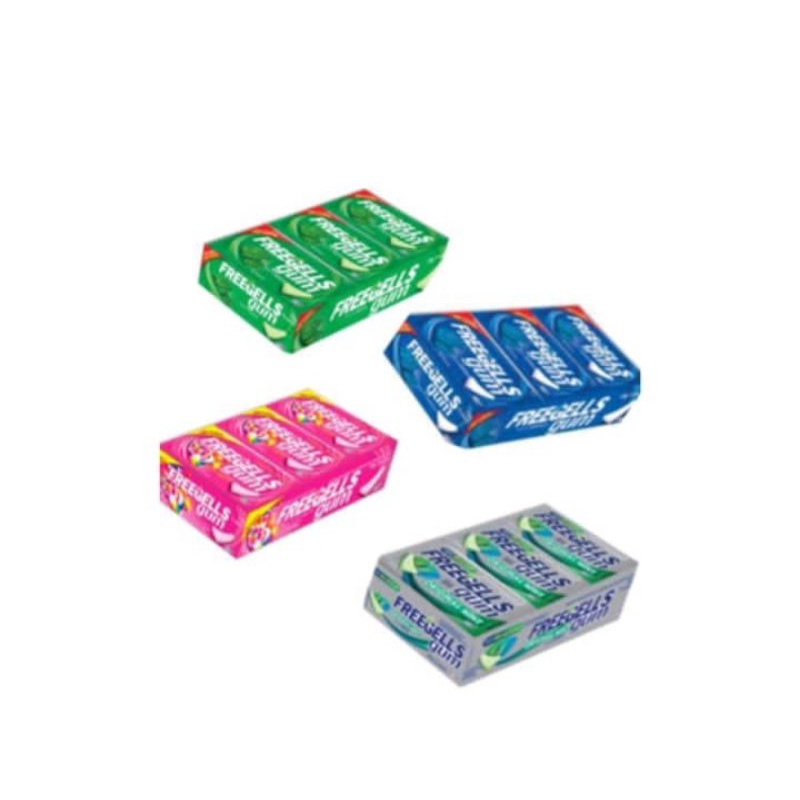 FREEGELLS GUM C\15 UND vários sabores ( sem açúcar ) | Shopee Brasil