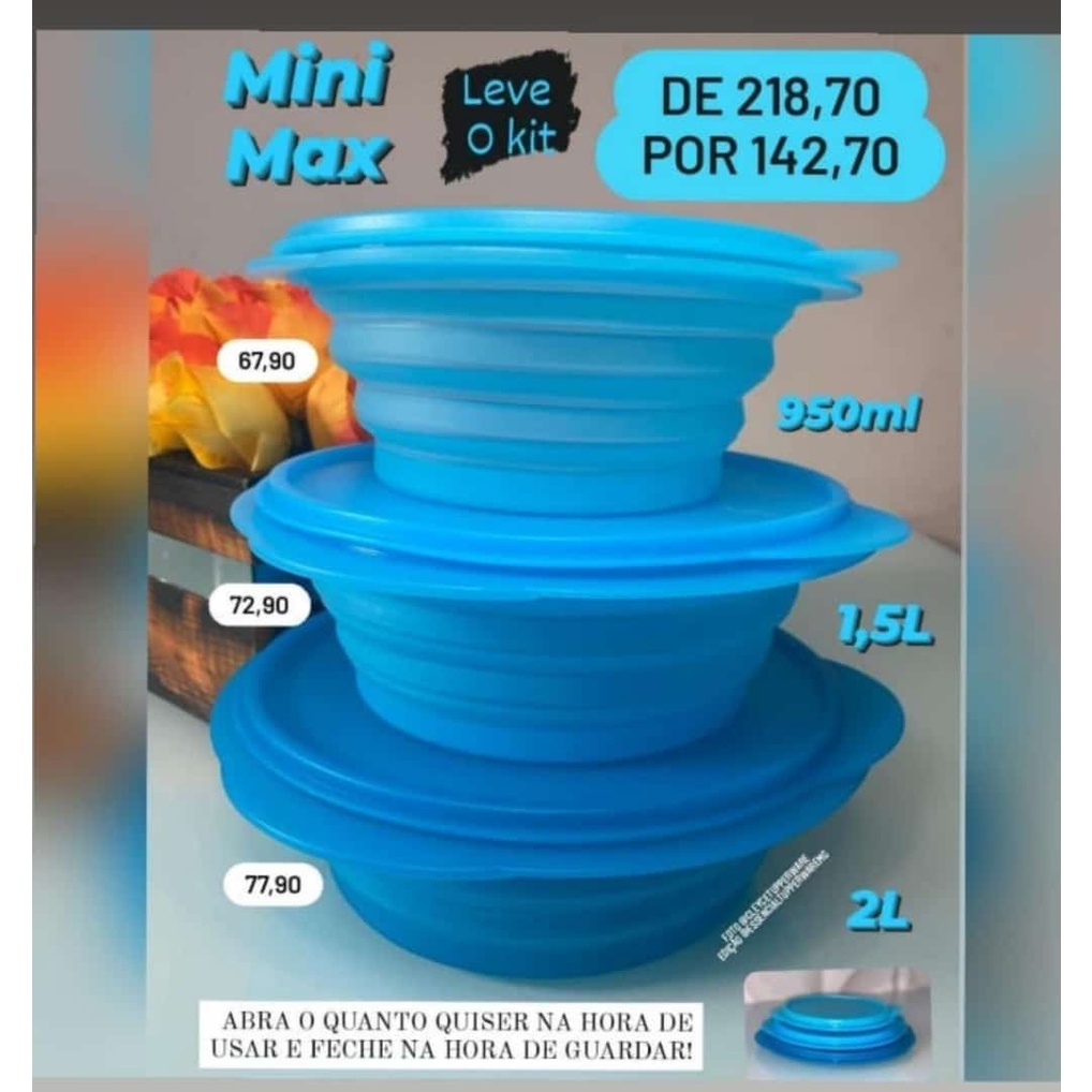 minimax Tupperware | Shopee Brasil