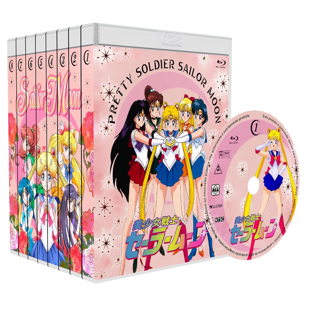 Blu-ray Pretty Soldier Sailor Moon - Todas as sagas + Filmes ...