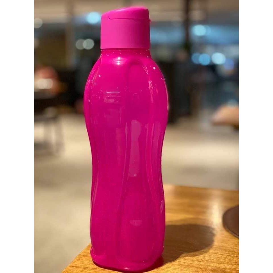Eco tupper garrafa Tupperware 1 litro rosa neon | Shopee Brasil