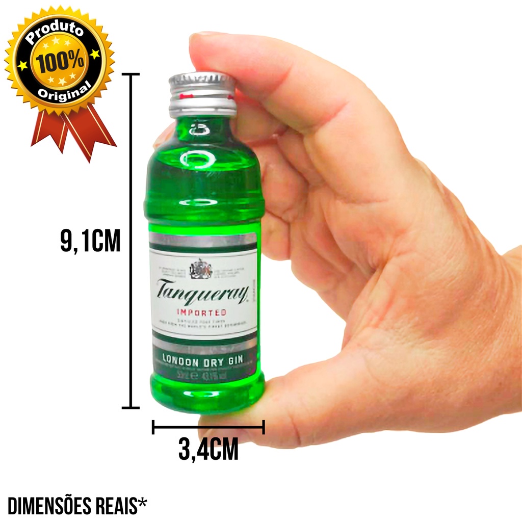 Tanqueray Miniatura 50ml tradicional - Envio Imediato | Shopee Brasil