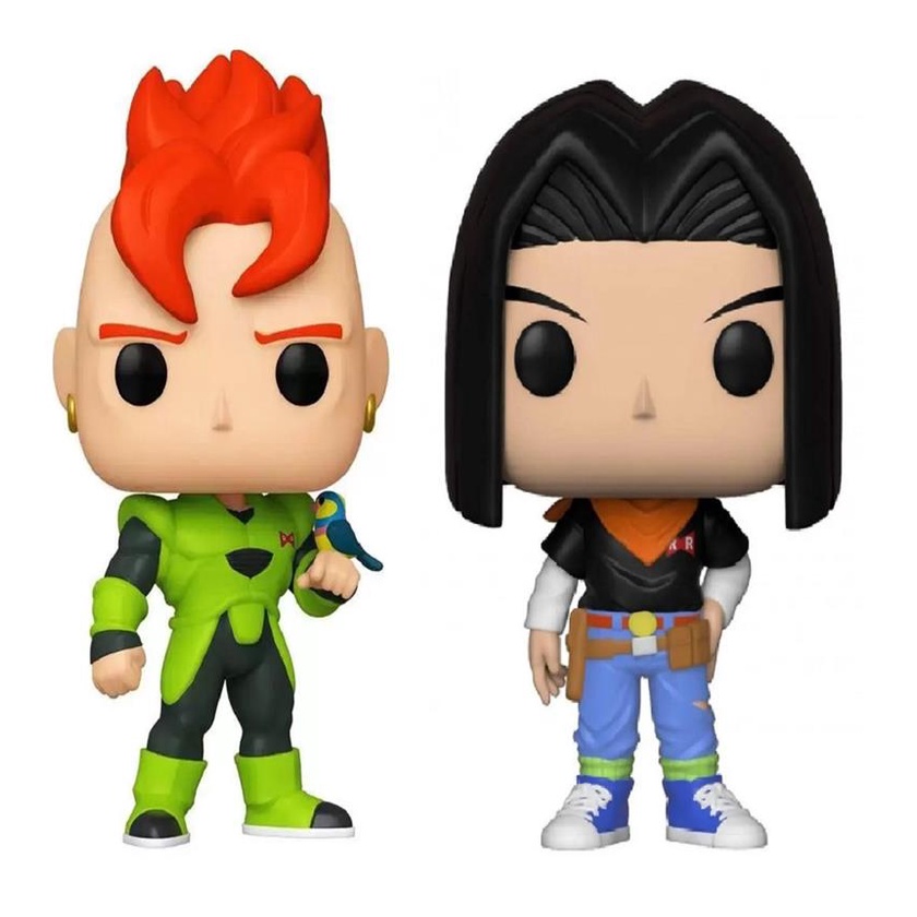 Kits Boneco Dragon Ball Z Android 16 E Android 17- Funko | Shopee Brasil