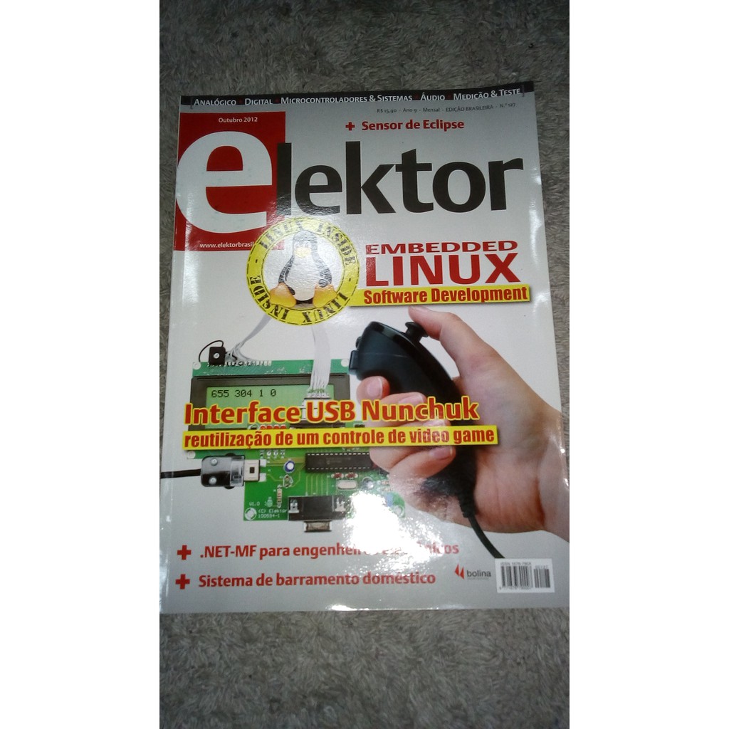 Revista Elektor - Embedded Linux - Interface USB Nunchuk (usado) | Shopee Brasil