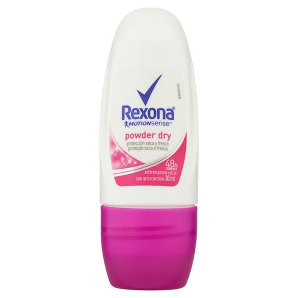 Rexona Desodorante Roll On 30ML Feminino Powder Dry | Shopee Brasil