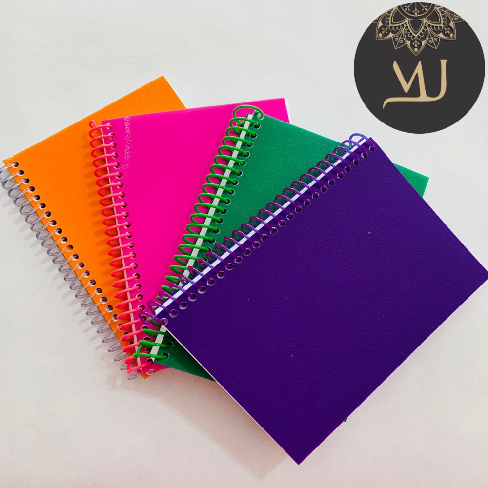 Caderno Para Anota es 15 0 X 10 5 Cm Em Cores A6 Sem Pauta SEM