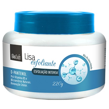 Creme Esfoliante Lisa Corporal - BioSoft (220g) | Shopee Brasil