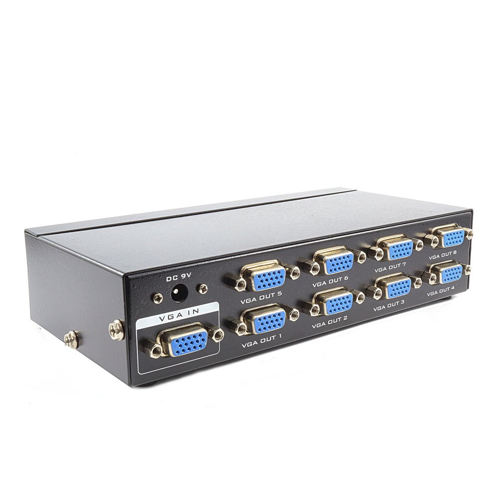 Splitter VGA 1x8 Distribuidor VGA 1x8 Divisor de Sinal VGA | Shopee Brasil