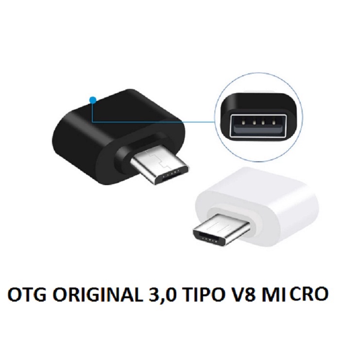 ADAPTADR OTG TIPO V8 MICRO ORIGINAL 3,0 ALTA VELOCIDADE | Shopee Brasil