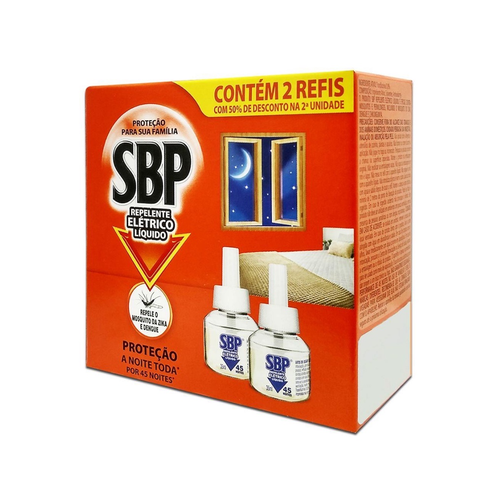 Repelente Tomada SBP Cheiro Suave com 2 Refil 35 ml cada | Shopee Brasil