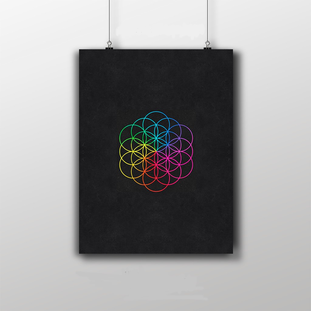 Placa Decorativa Coldplay Simbolo Wallpaper poster Rock 20x30 | Shopee ...