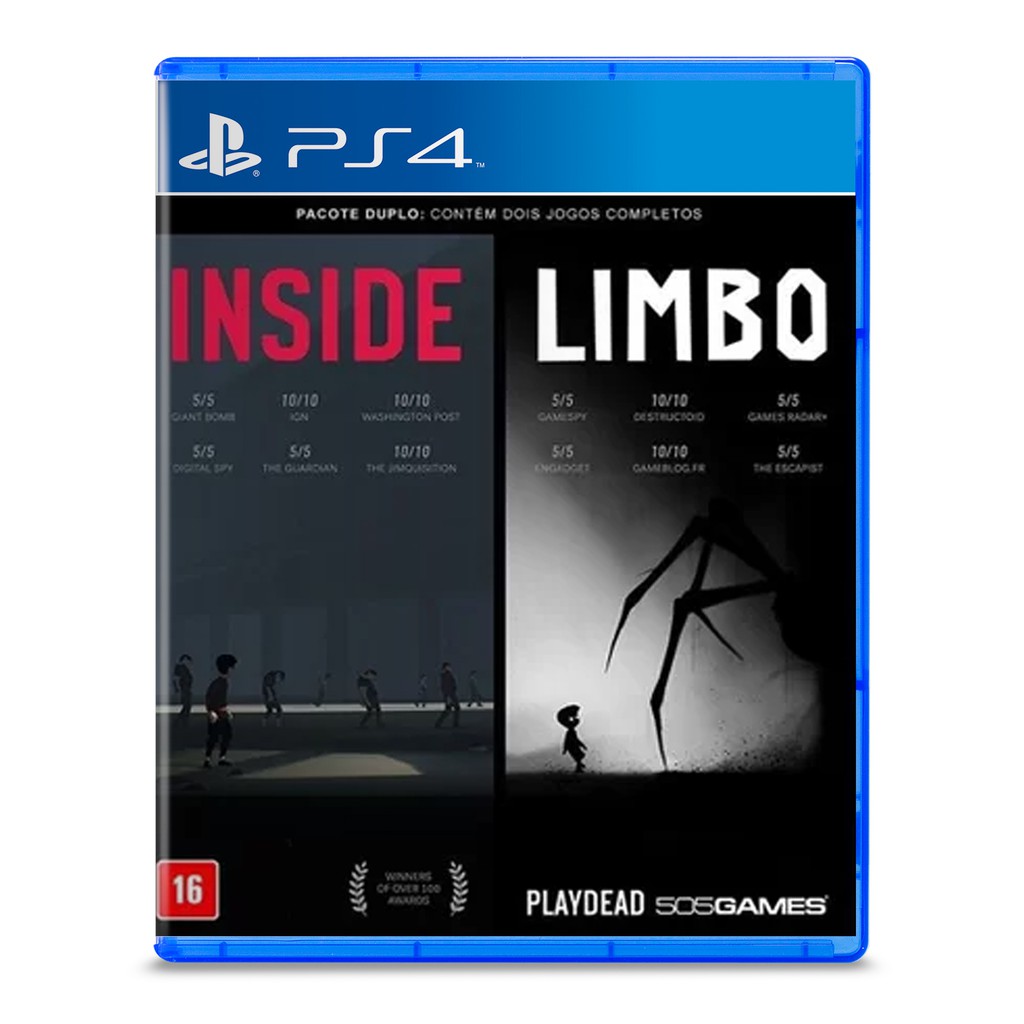 Inside + Limbo - PS4 - MIDIA FISICA - LACRADO | Shopee Brasil