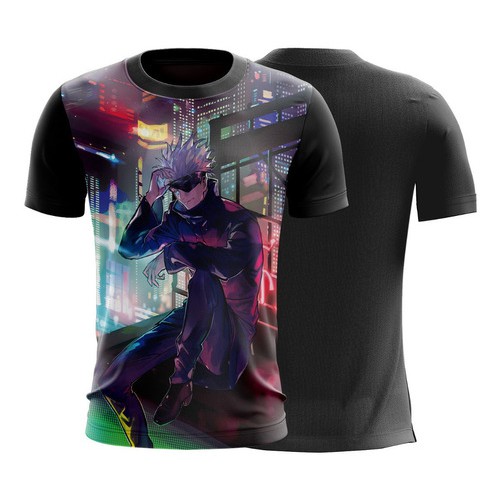 Blusa Camisa Fanart Anime Jujutsu Kaisen Satoru Gojo G2167 Shopee Brasil