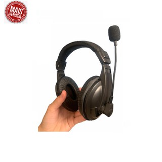 Fone headset Gamer com Microfone Para Jogos Online de Computador e ...