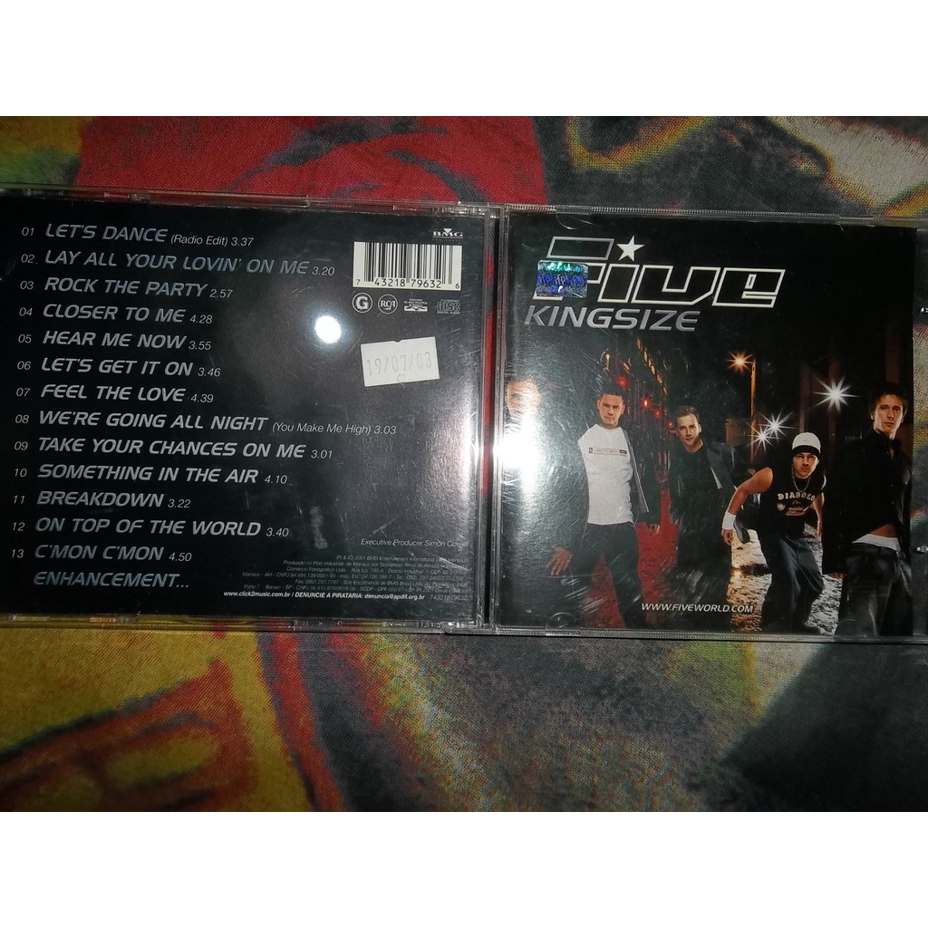 cd five kingsize | Shopee Brasil