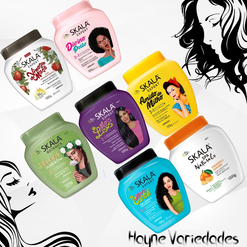 Cremes de Tratamento Skala Potes 1000g | Shopee Brasil