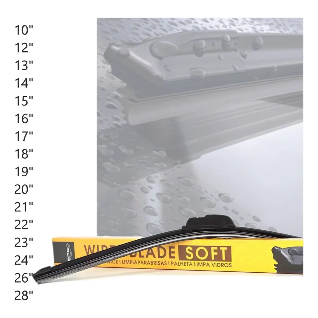 Palheta Limpador Parabrisa Silicone Chuva Dianteiro Traseiro Encaixe Universal Gancho | Shopee ...