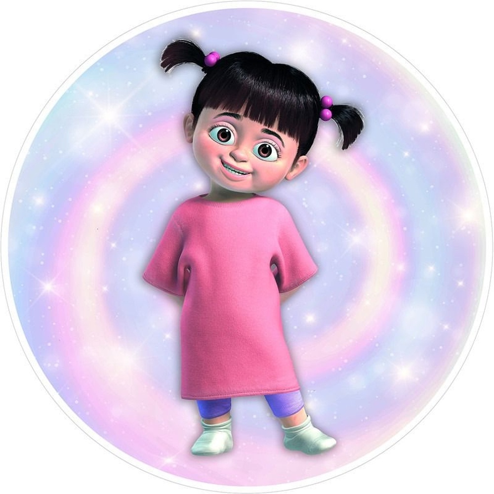 Painel em lona Redondo Boo Monstros Sa decoração de Festa-3 | Shopee Brasil