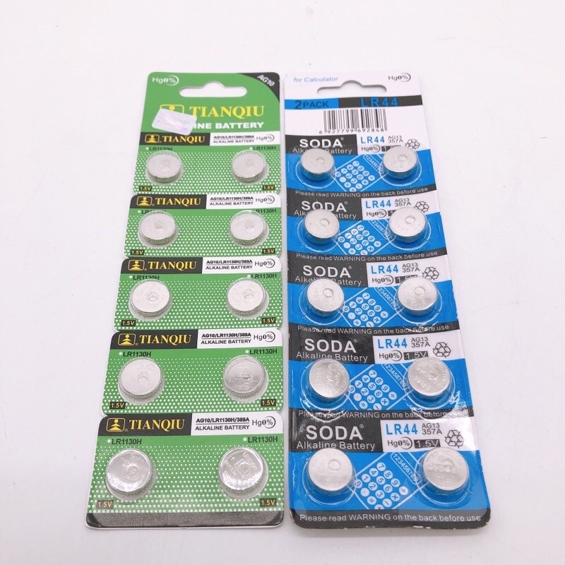 Kit Bateria LR44-LR1130H 1,5v - Cartela com 10 unidades 44 | Shopee Brasil