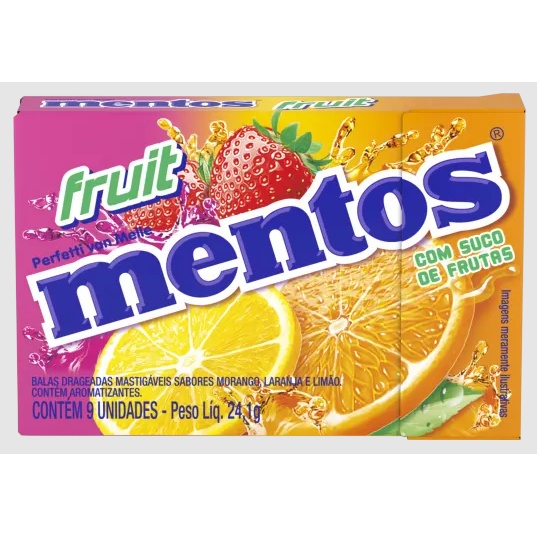 Bala Mentos Original 24g Unidade | Shopee Brasil