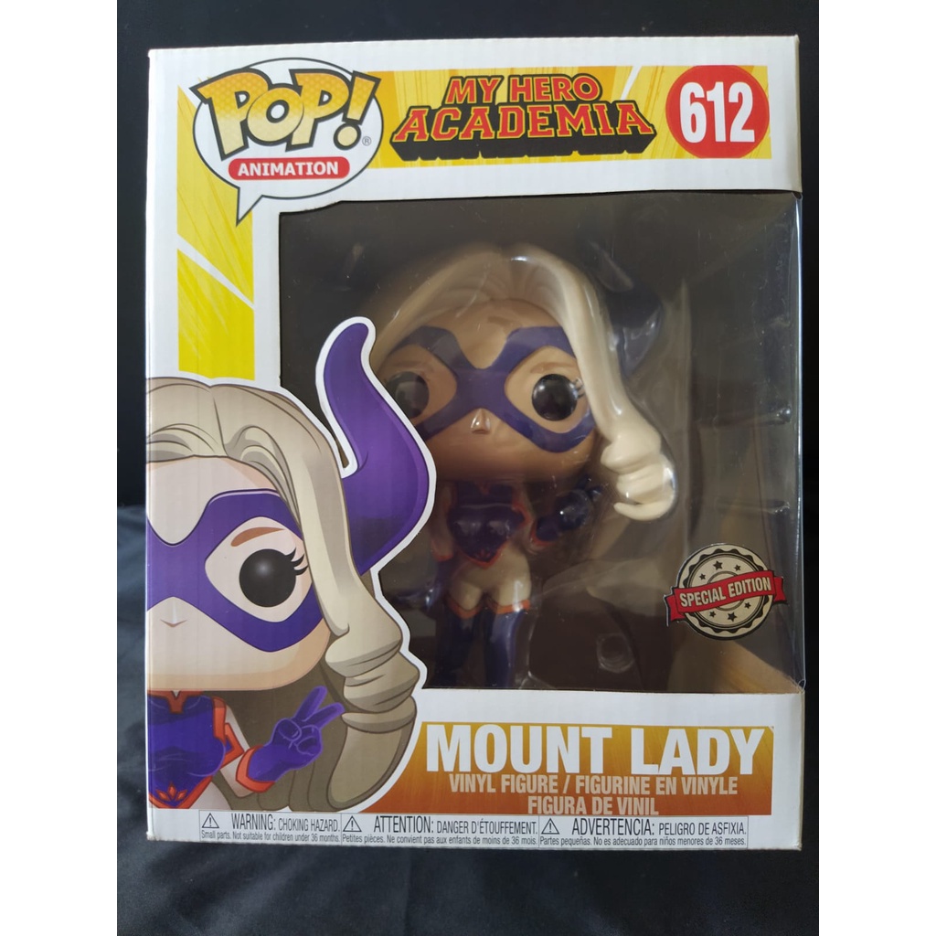 Funko MOUNT LADY, My Hero Academia 612 (SE) | Shopee Brasil