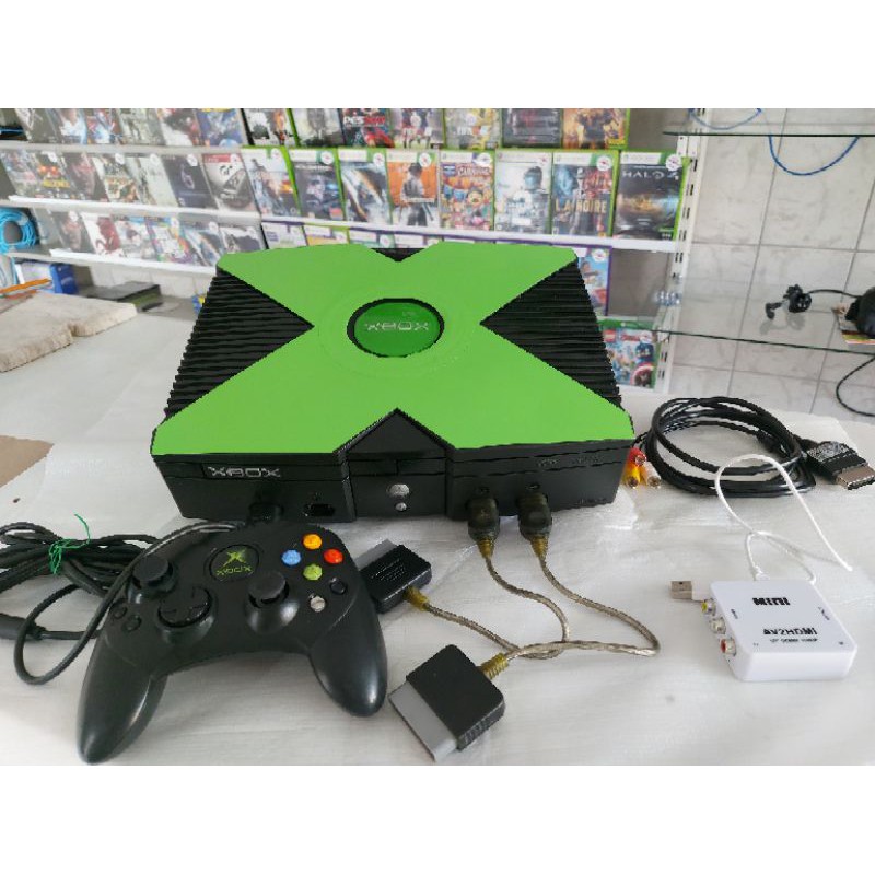 Xbox 1 geração com 1 controle 1 jogo Nemo original emuladores de mega ...